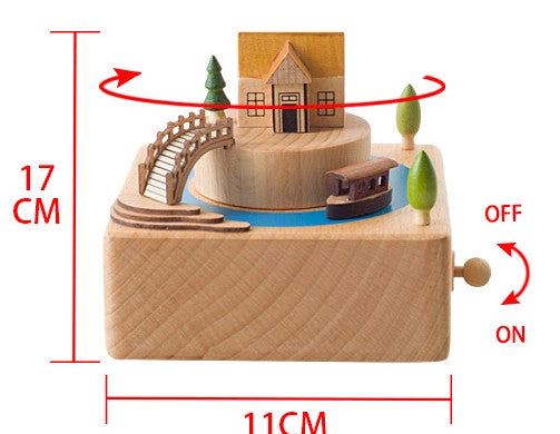 Wooden Boat Music Box – Lil'Playground